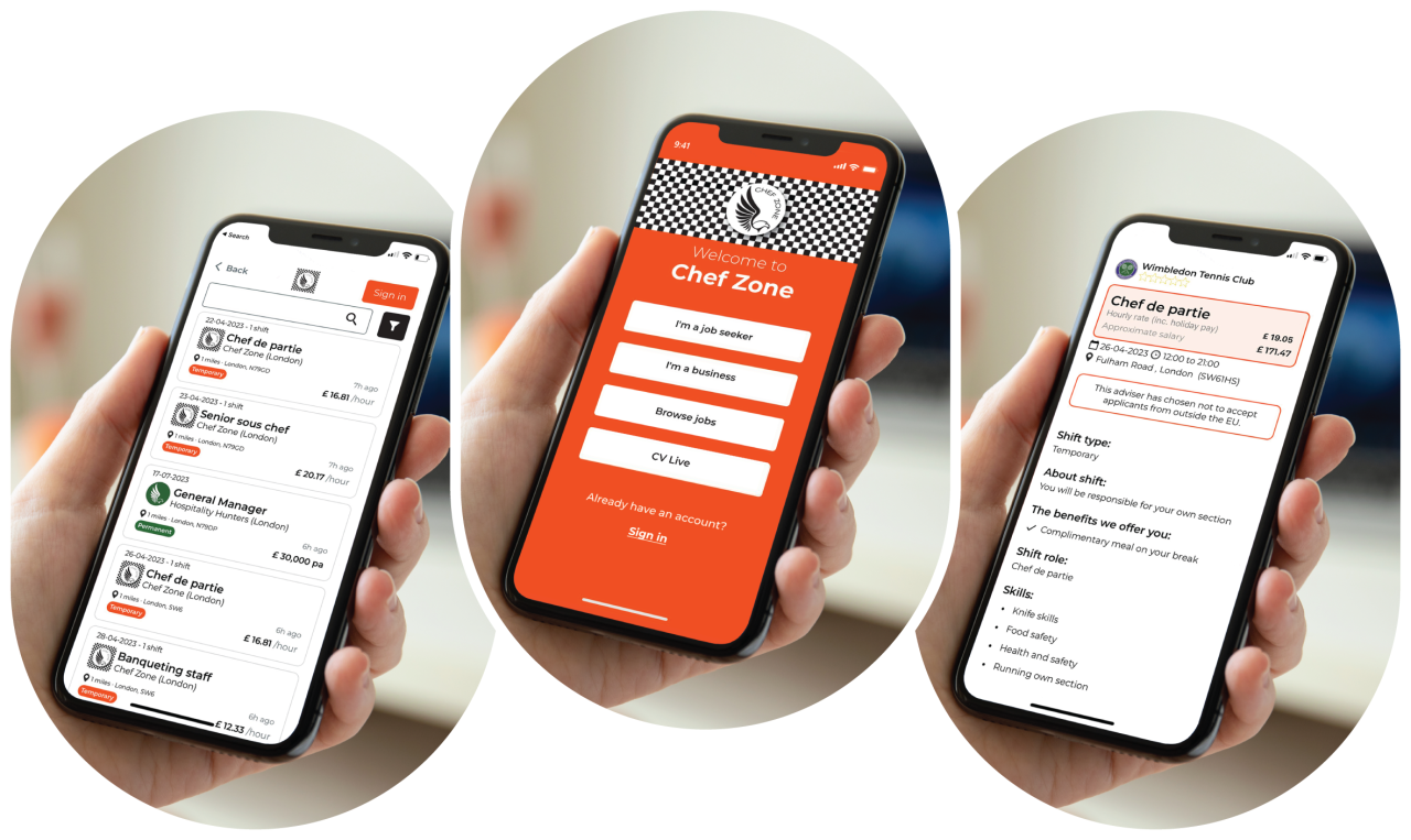 Chef Zone | Hospitality Recruitment App | Download Chef Zone App Now