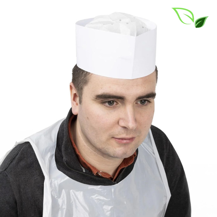 eGreen Disposable Forage Hat (pack of 100) | Chef Zone